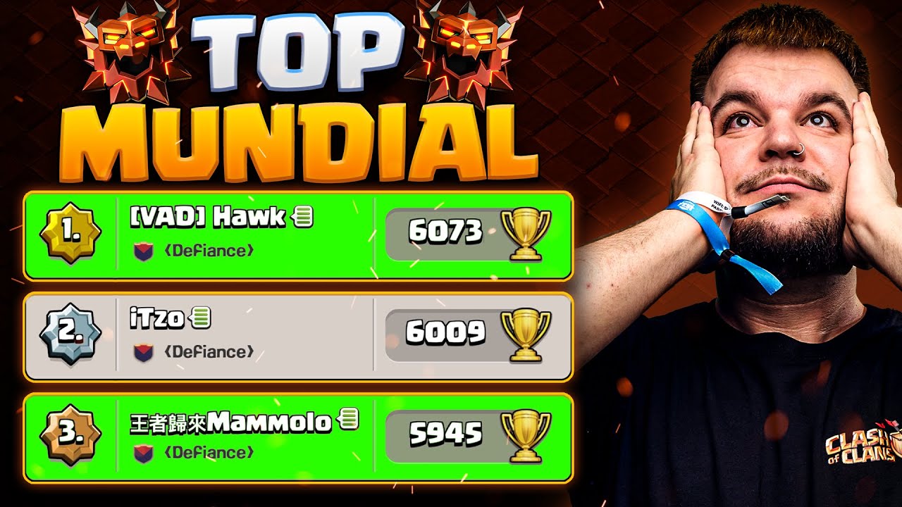 🏆 ASÍ ATACA el TOP 1 del MUNDO en MODO RANKED | CLASH OF CLANS - YouTube
