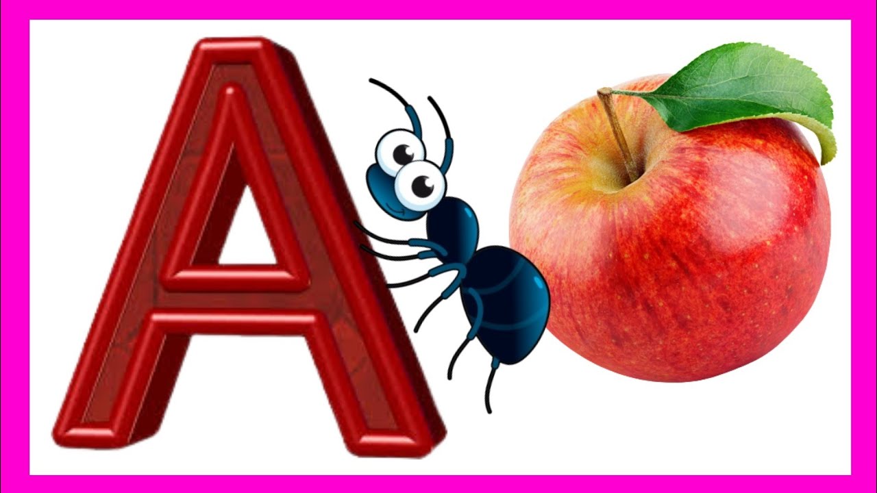 ABC Phonics Song | Phonics Song With Two Words | A For Apple,A For Ant ...