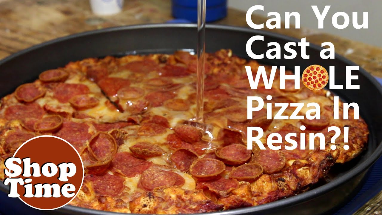 Casting a Pizza in Resin