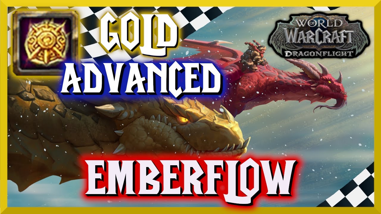 Emberflow Advanced Gold Dragon Race - 43.331 Seconds - World of Warcraft : Dragonflight - YouTube