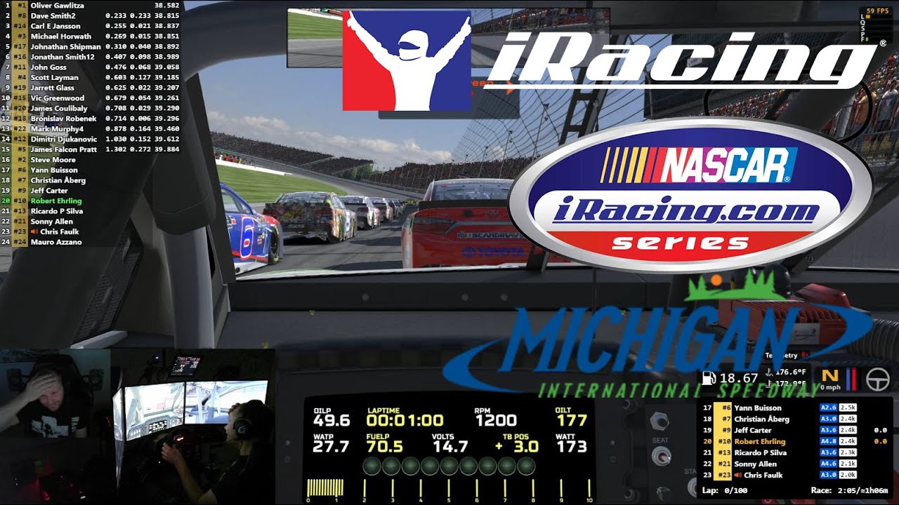 20160825 - NASCAR iRacing Series - Michigan International Speedway ...