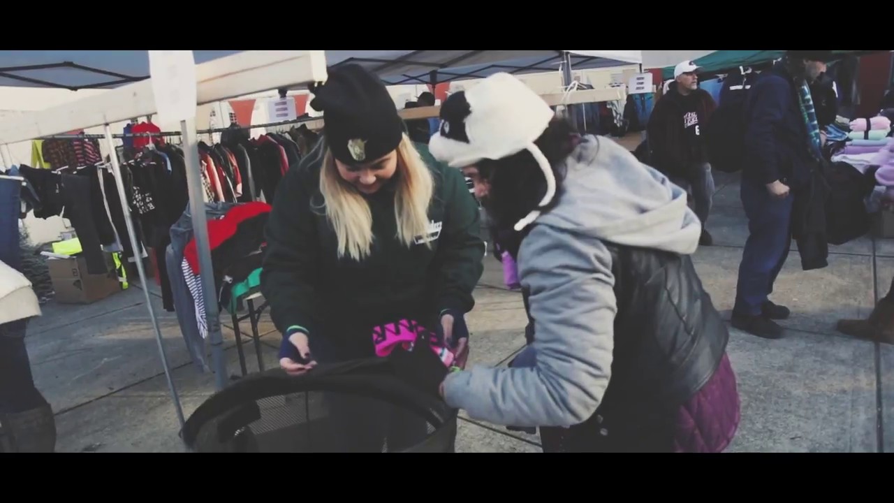 Homeless Care Package & Christmas Party - YouTube