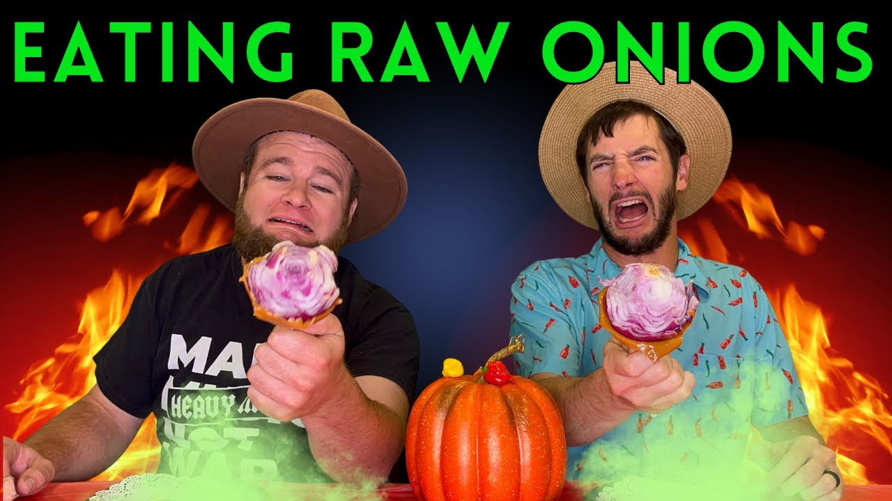 The Fiery Raw Onion Challenge - YouTube