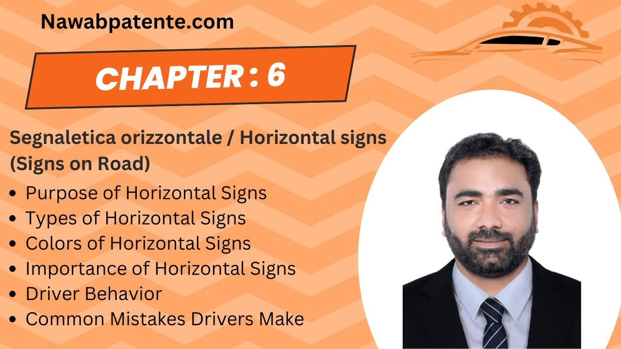 Chapter: 6. Segnaletica orizzontale / Horizontal signs (Signs on Road ...