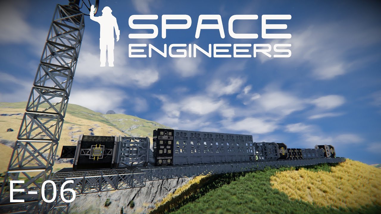 Space Engineers, E-06, Moving Base of Operations - YouTube