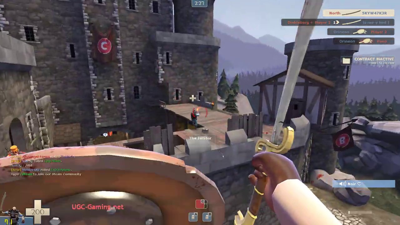 RAMPAGE ON THE BATTLEMENTS - Team Fortress 2 (Medieval Mode Short Clip ...