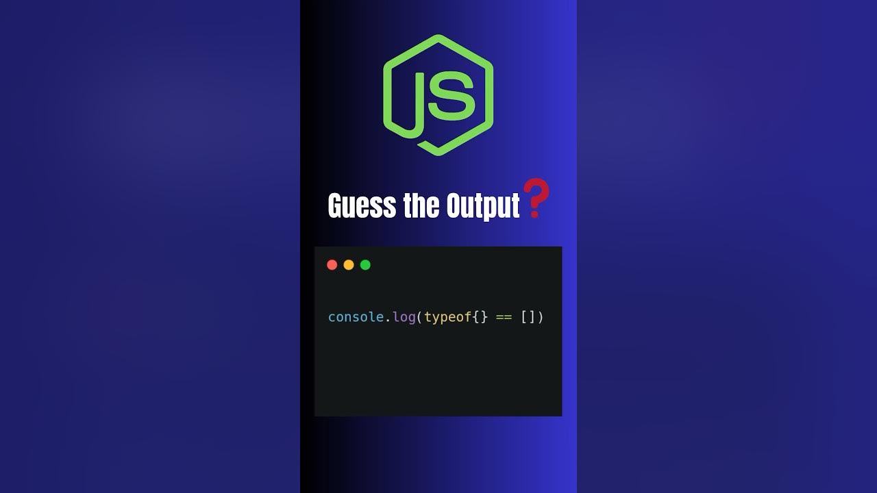 Javascript Interview Question Guess The Output Js Javascript Js Shorts Youtube