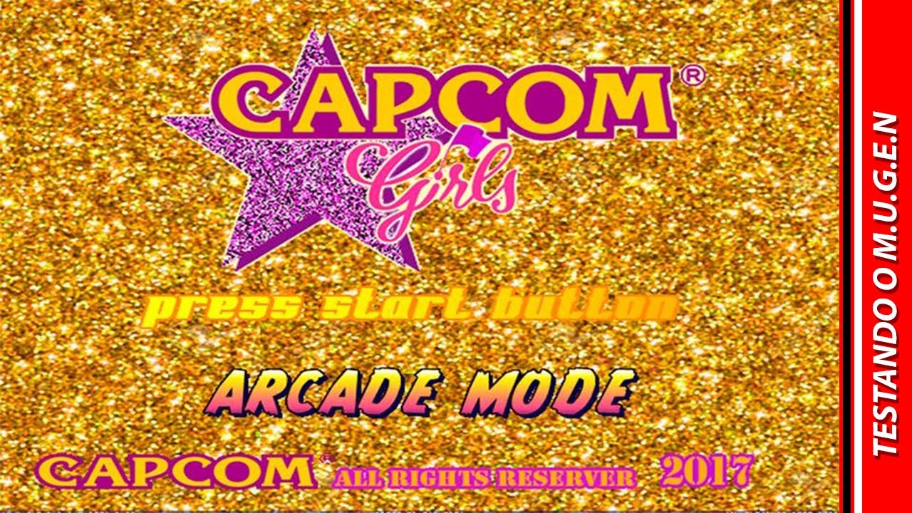 CAPCOM GIRLS MUGEN 2017 | #TESTANDO O MUGEN [LINK PARA DOWNLOAD] - YouTube