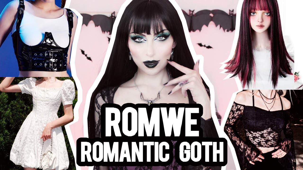 🖤⛓️ RATING ROMWE'S ALT SECTION + WIGS 🖤⛓️ Romantic Goth & Vampy Outfits ...