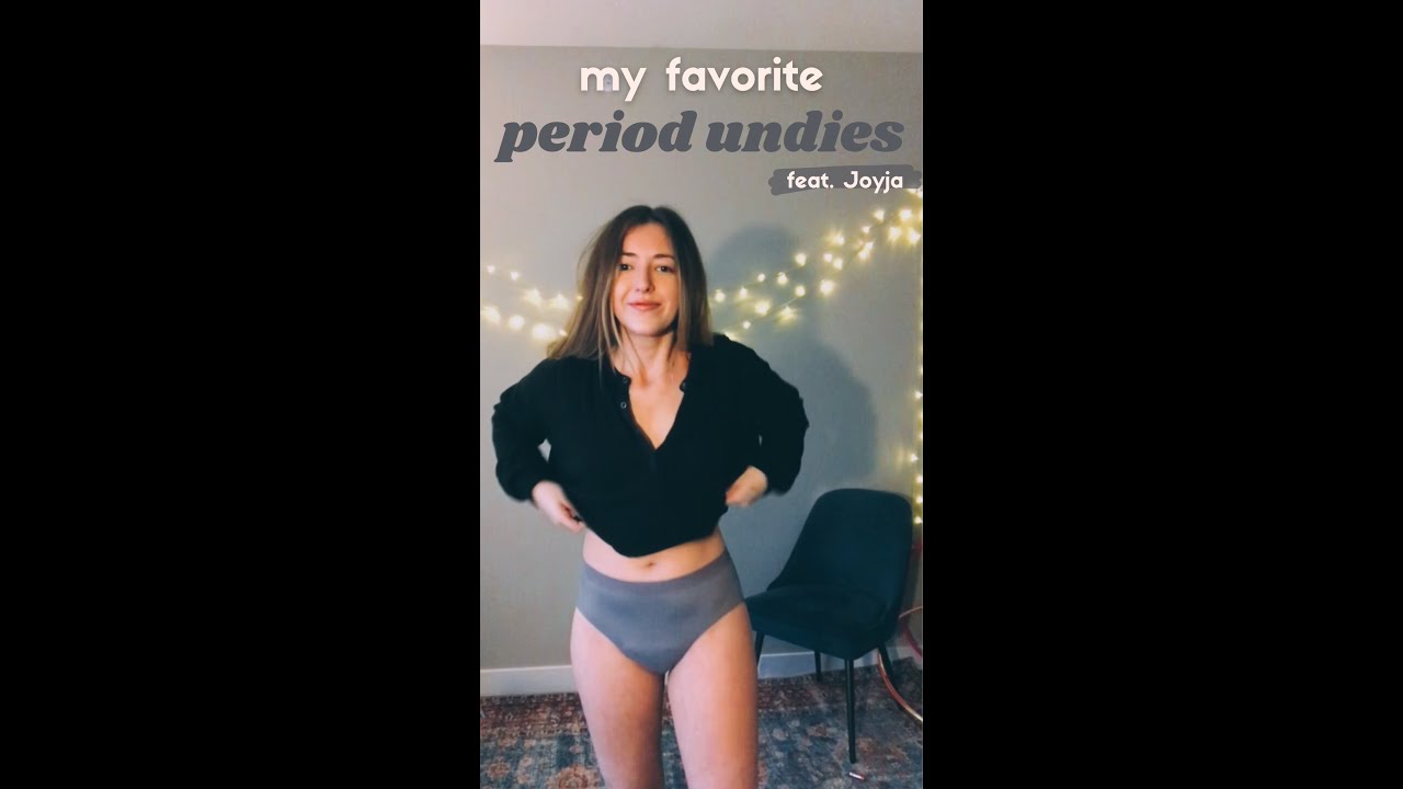 my FAVORITE period undies! feat. Joyja - YouTube