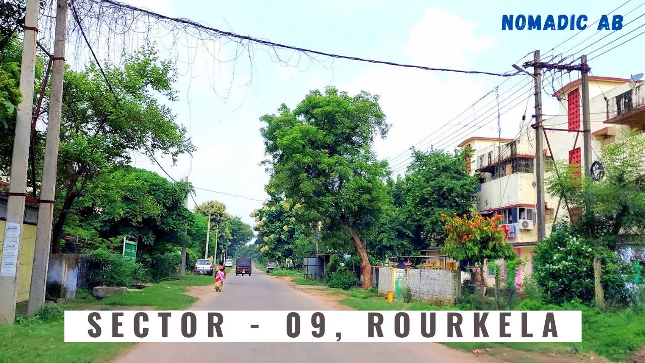 Rourkela Drive : [4K] Sector - 09 | A Smallest Sector of Rourkela Steel ...