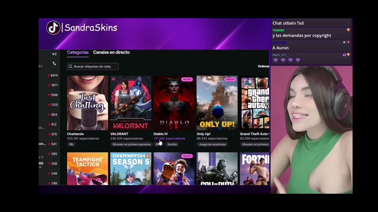 Sandra Skins opinión de amouranth #sandraskins #Sandrita #twitch #humor ...