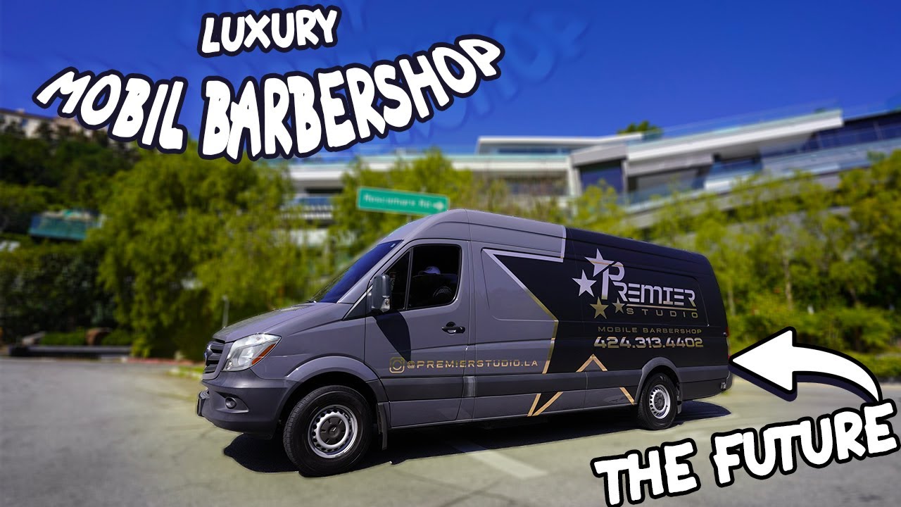 Why You Should Become a Mobil Barber in 2022*tour of the van* - YouTube