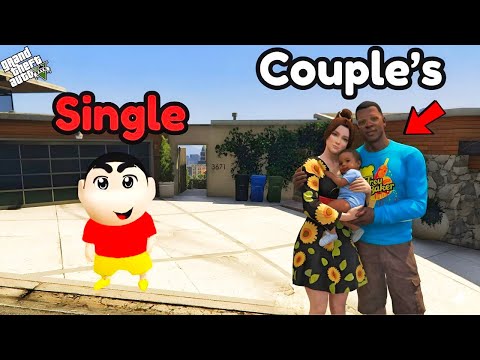 GTA 5: Franklin & Meenu Confused About Baby | Shinchan Secret Baby Story Tamil Mod Gameplay