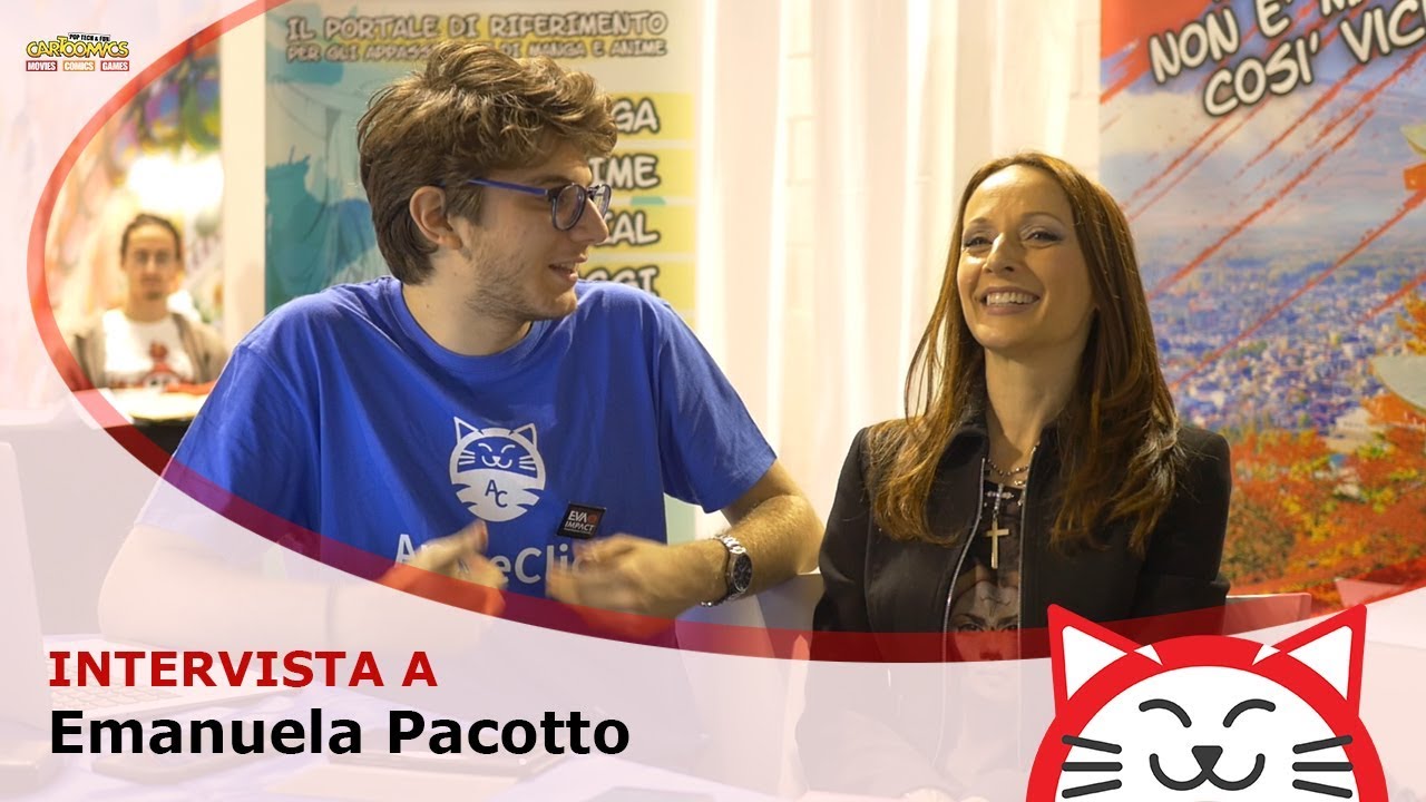 Intervista ad Emanuela Pacotto presso lo stand di AnimeClick ...