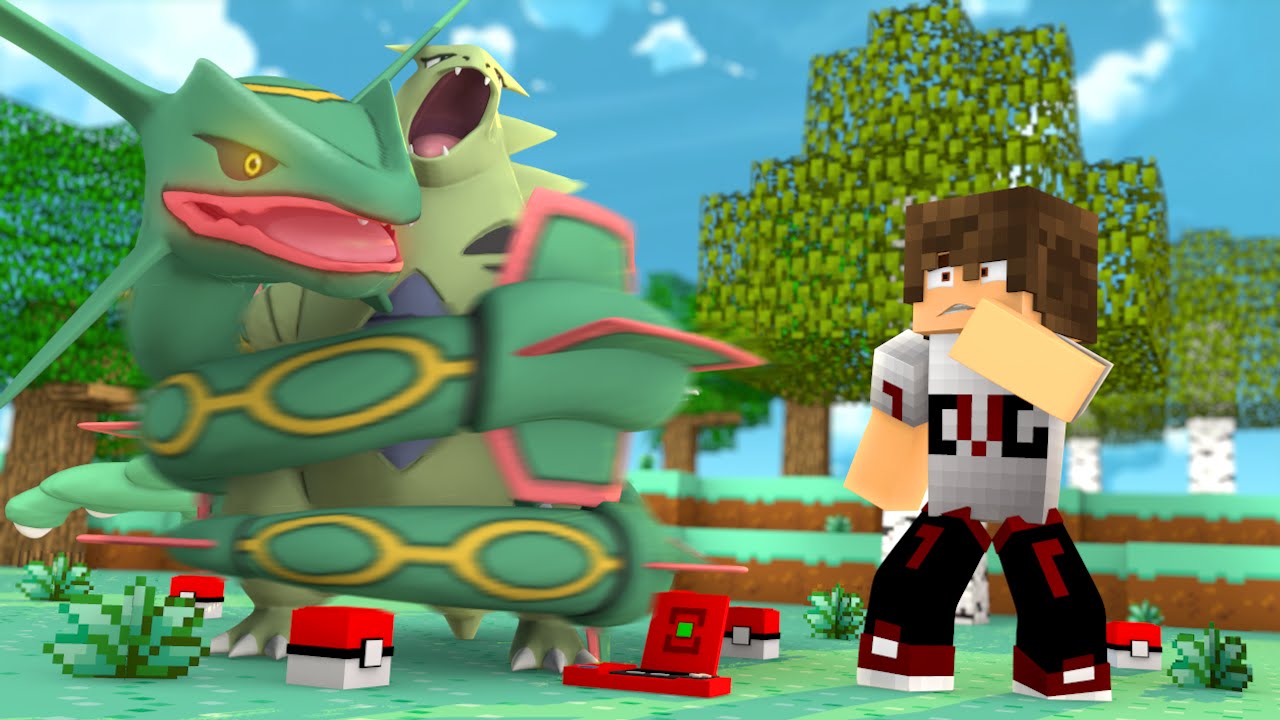 Minecraft: BATALHA PIXELMON #17 - RAYQUAZA SUFOCANTE ‹ CaiqueVieira ...