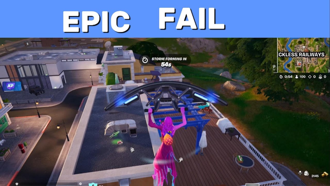 Epic Fortnite Fail - YouTube