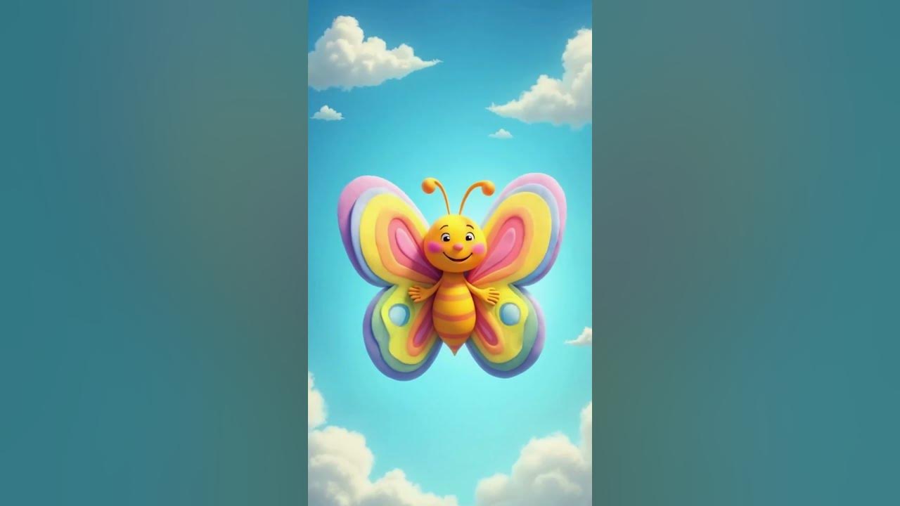I'm a Little Butterfly | Fun Educational Sing-along Song about The ...