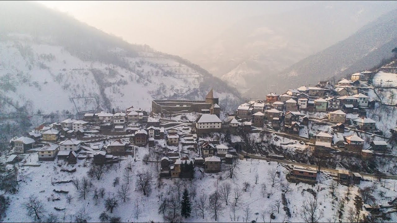 Stari grad Vranduk zimi - Dron.ba za N1 - YouTube