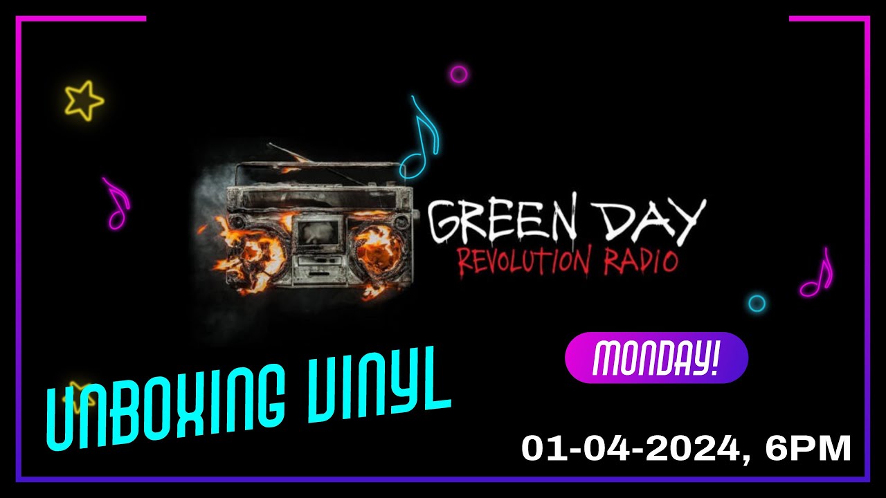 Green Day Unboxing Vinyl Revolution Radio - YouTube
