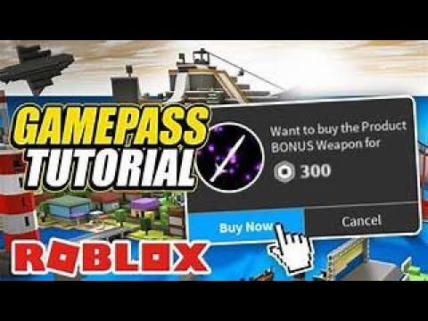 How to create a roblox pass that gives you an item - YouTube
