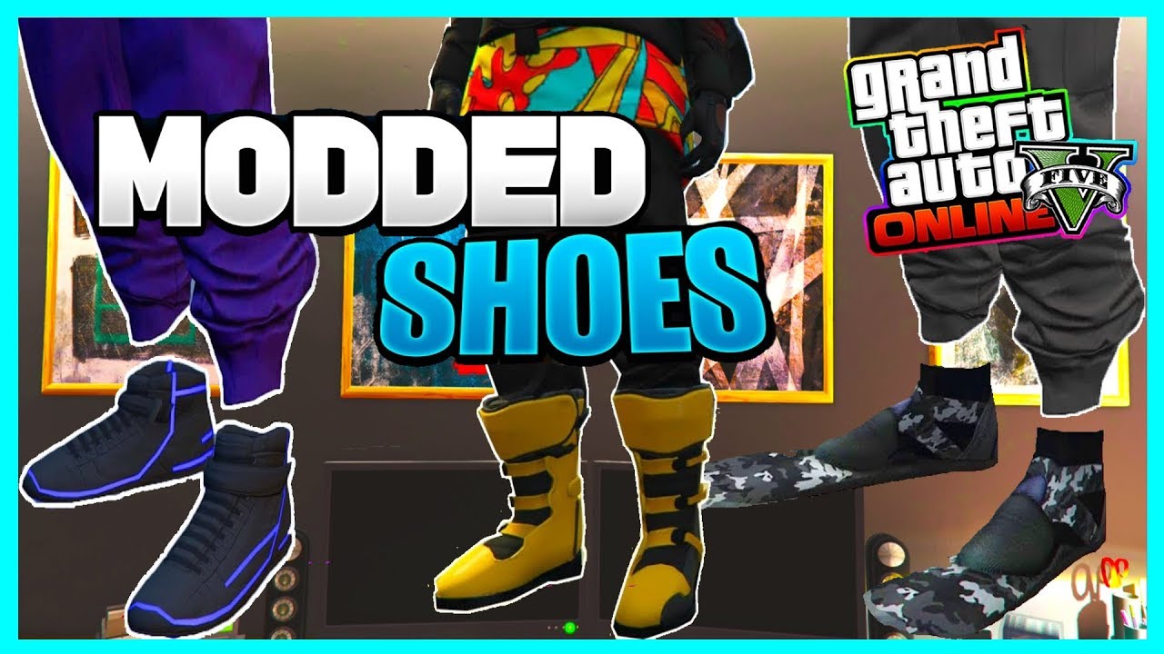 MODDED SHOES PARA CONJUNTOS MODEADOS GTA V ONLINE PS4 XBOX ONE Y PC ...