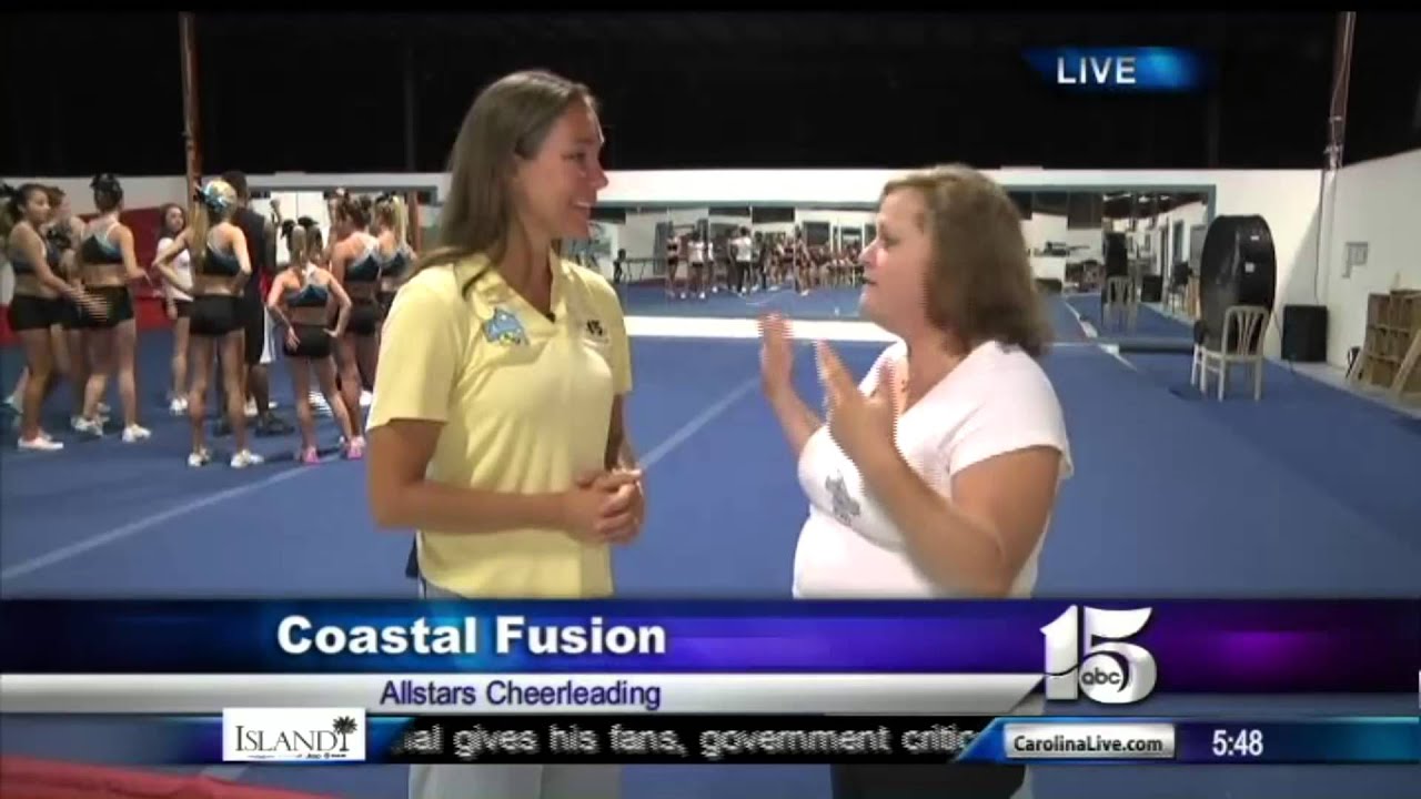 Amanda Live with All Star Cheerleaders - Good Morning Carolinas - YouTube