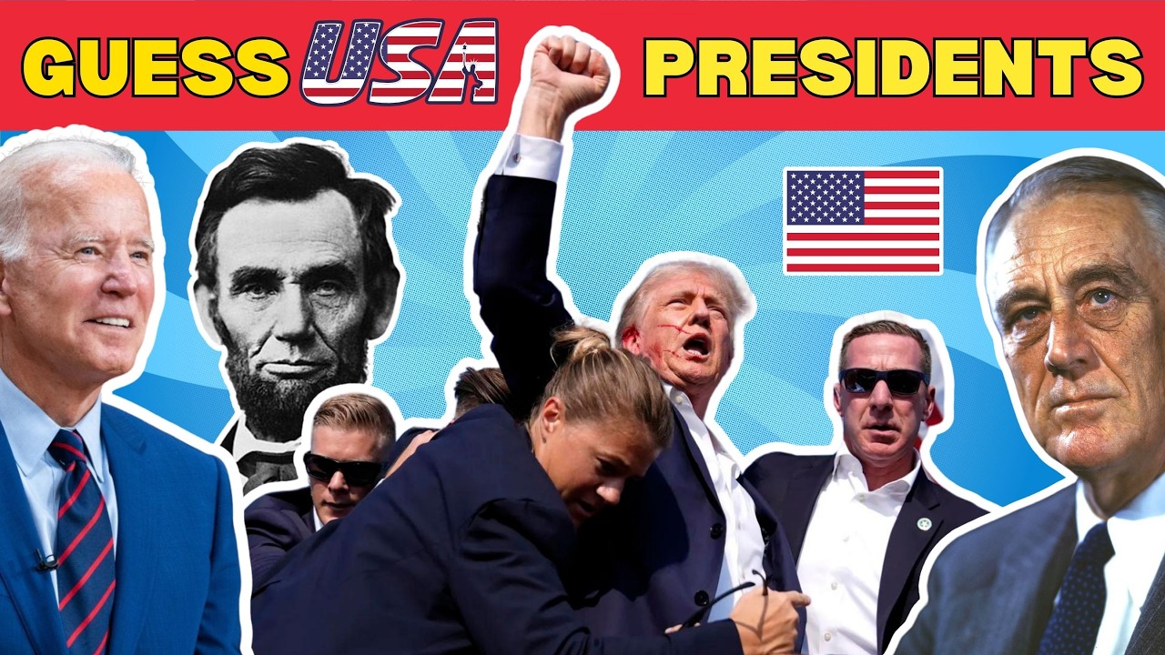 🇺🇸 Can You Name All 47 USA Presidents? 🧠 Ultimate American History Quiz ...