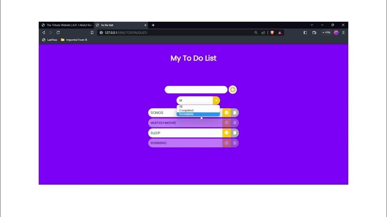 OASIS INFOBYTE ALL WEB DEVELOPMENT INTERNSHIP LEVEL 2 TASKS - YouTube