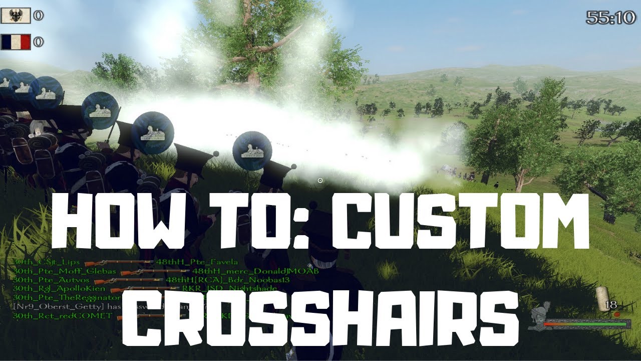 How to Get Crosshairs/Reticle on Mount & Blade: Warband Napoleonic Wars ...
