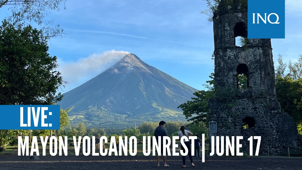 LIVE: Mayon Volcano unrest | June 17 - YouTube