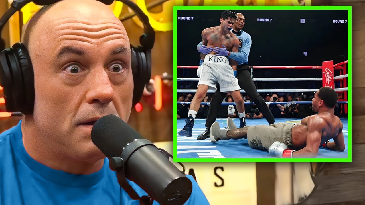 "HE BROKE HIS JAW!" Joe Rogan REACTS To Ryan Garcia BEATING Devin Haney ...