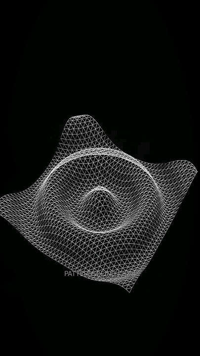 creative coding | ripples #generativeart #mathart #codeart #spacetime - YouTube