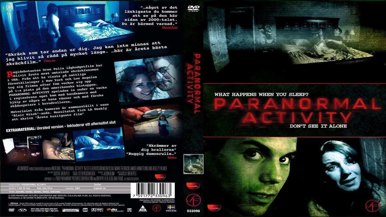 Paranormal Activity 2007 Film Fragmanı 720p - YouTube