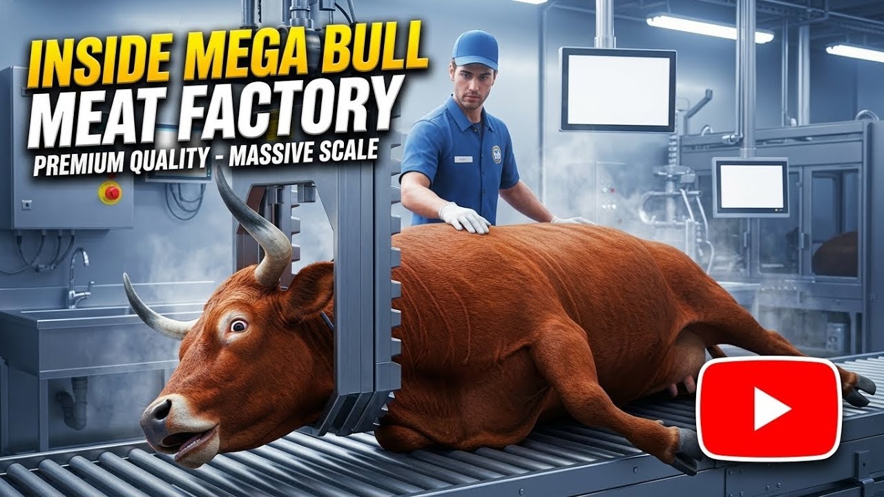 Inside Mega Bull Meat Factory – From Farm to Packaging in Billion ...