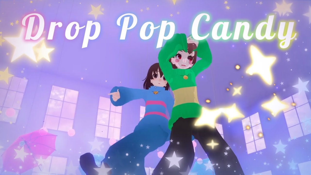 Drop Pop Candy - Frisk and Chara make a music video - YouTube
