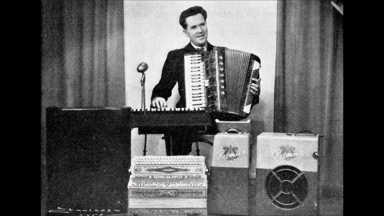 TRIP TRAP POLKA, Eric Olzen ja Ottar Akre harmonikkaduettona 25.8.1925 ...