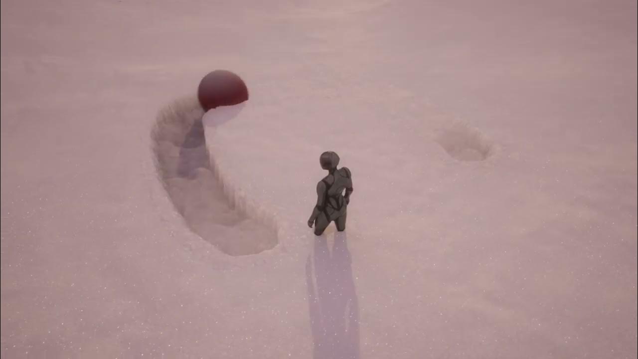 Interactive snow shader Unreal Engine 5 - YouTube