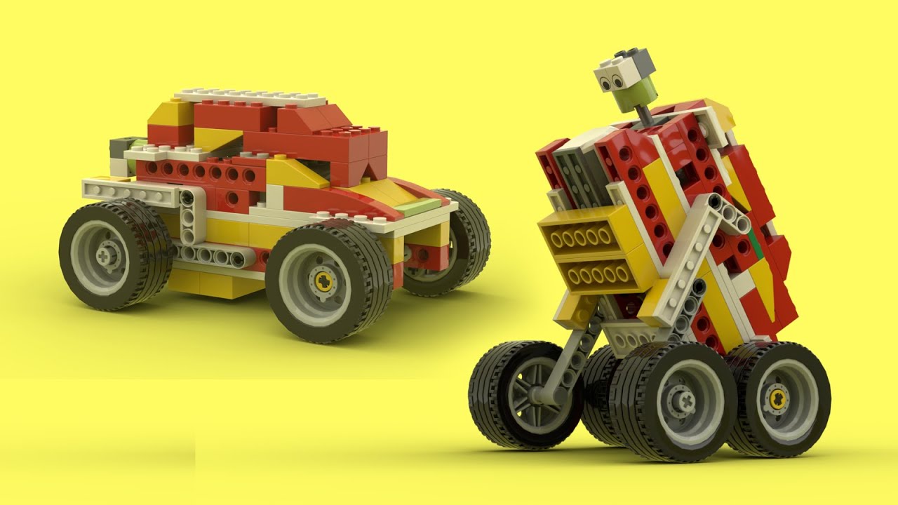 Lego WeDo 1.0 Трансформер (инструкция) Робототехника для детей - YouTube