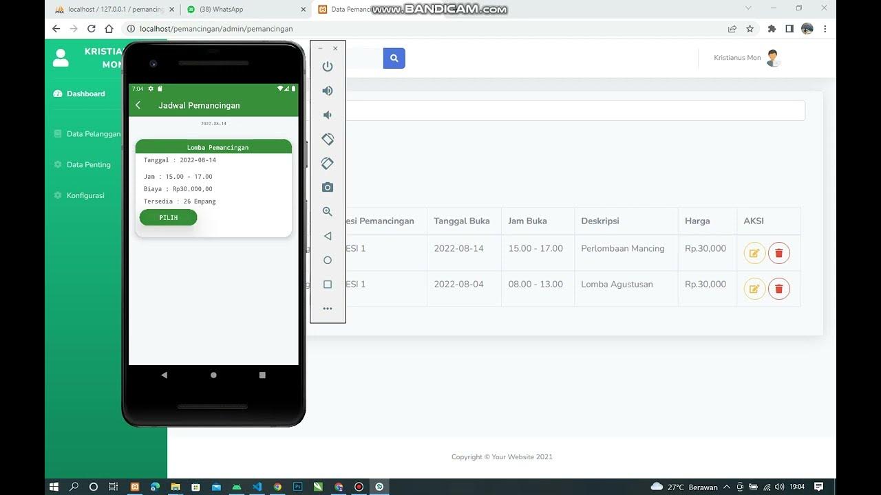 Demo Aplikasi Pemancingan Berbasis Java + Retrofit Dengan Android Studio - YouTube