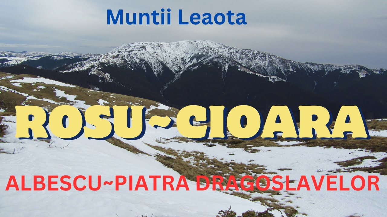 CIOARA~ALBESCU Muntii LEAOTA . Priseaca~Algai~Rosu~Cioara~Albescu ...