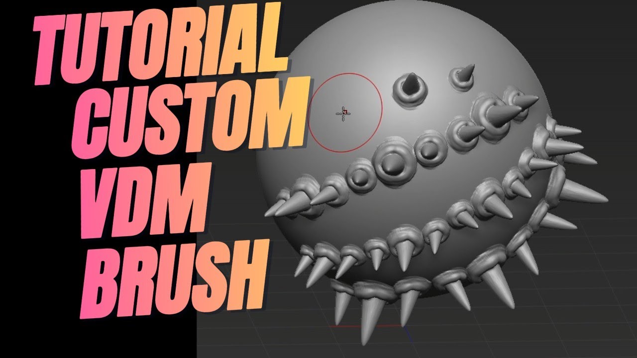 tutorial membuat vdm brush di zbrush 2024 - YouTube