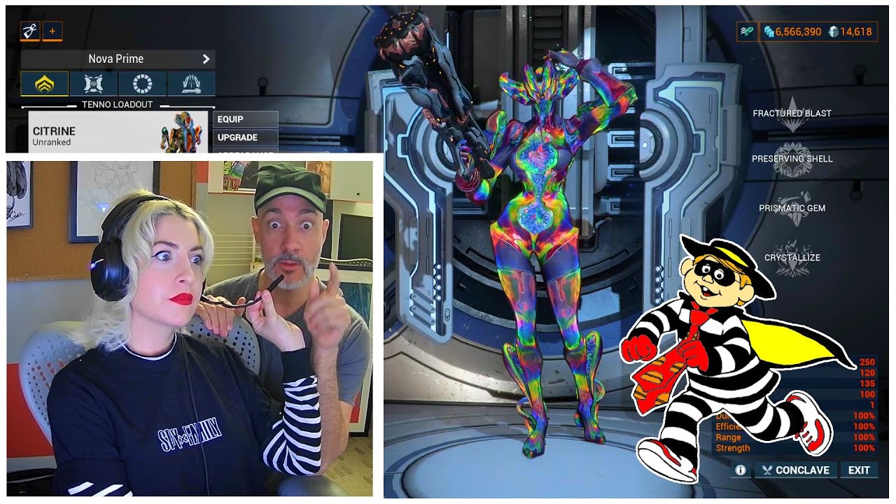 Steve Is Here, Rebecca Is Hamburglar | Warframe - YouTube