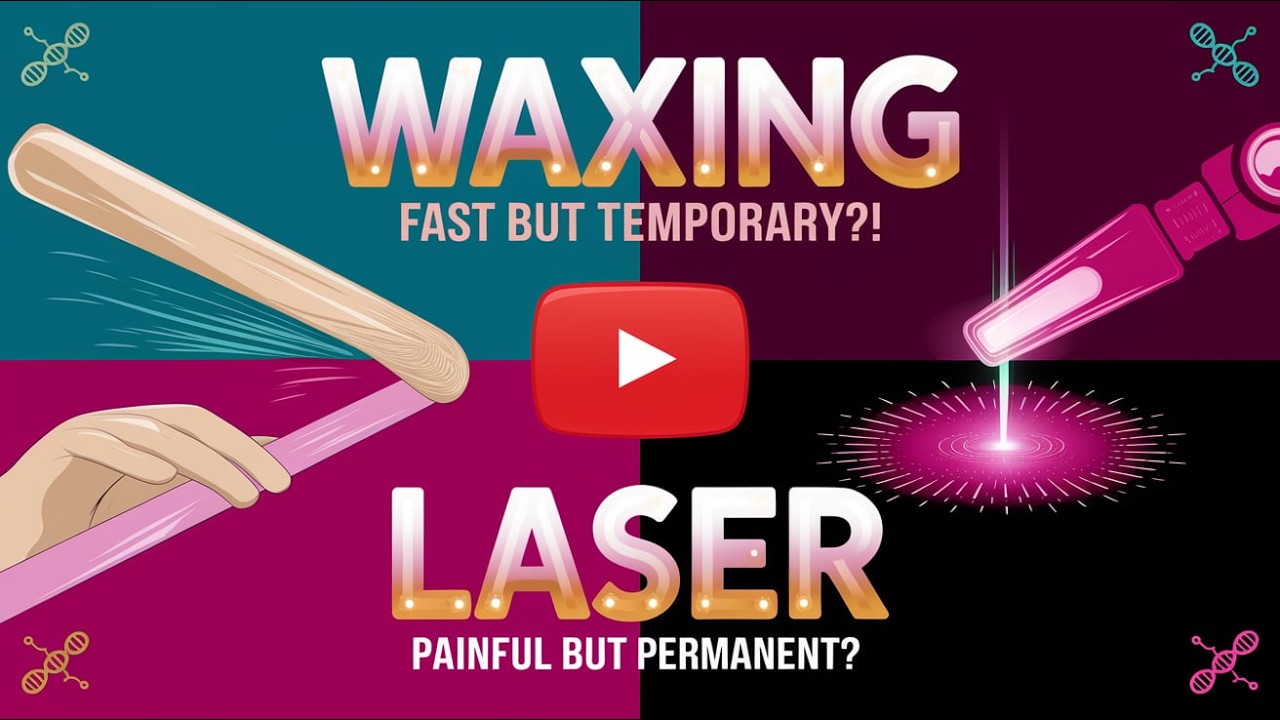 The Science of Hair Removal: Waxing vs. Laser - YouTube