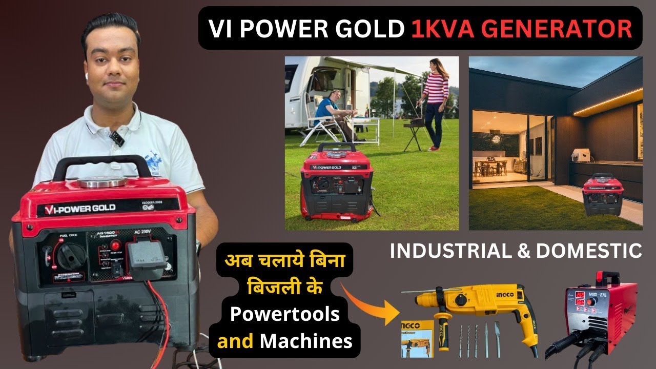 1KVA Portable Silent Generator || Silent Generators || Petrol Silent ...