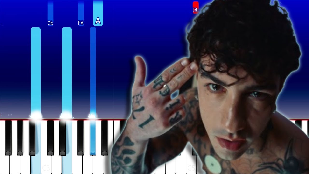 Tony Effe - BOSS (Piano Tutorial) - YouTube