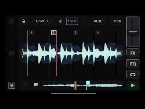 Ewan Whosarmy - Djing on Traktor iphone app.