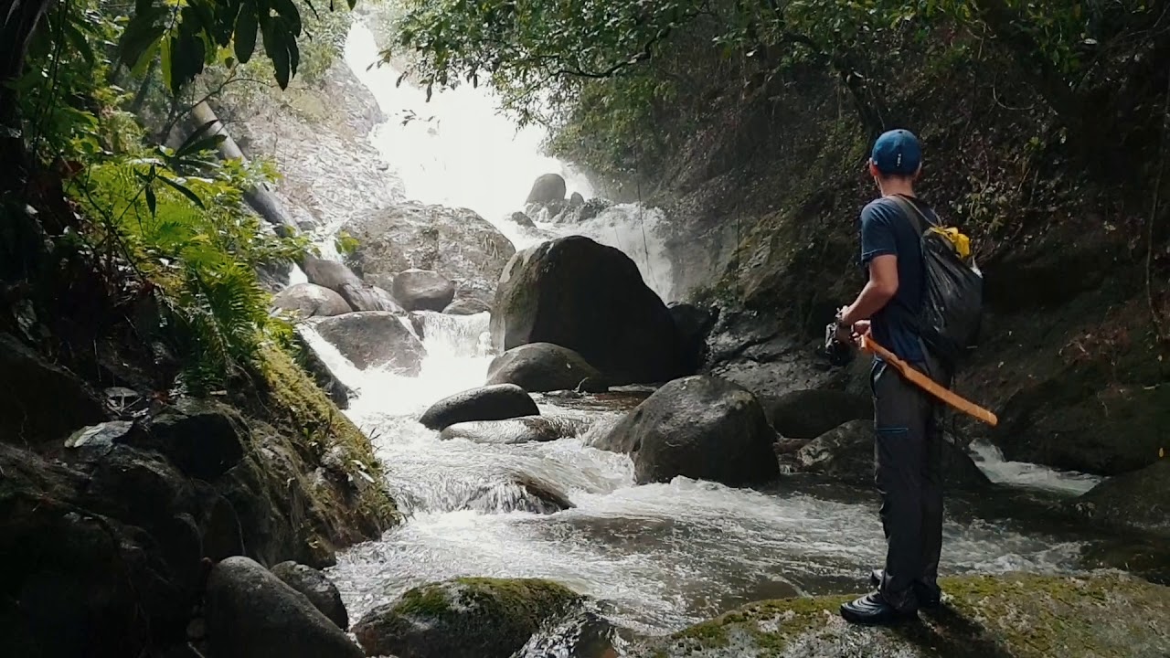 Temaga Waterfall, Kuching, Sarawak - YouTube