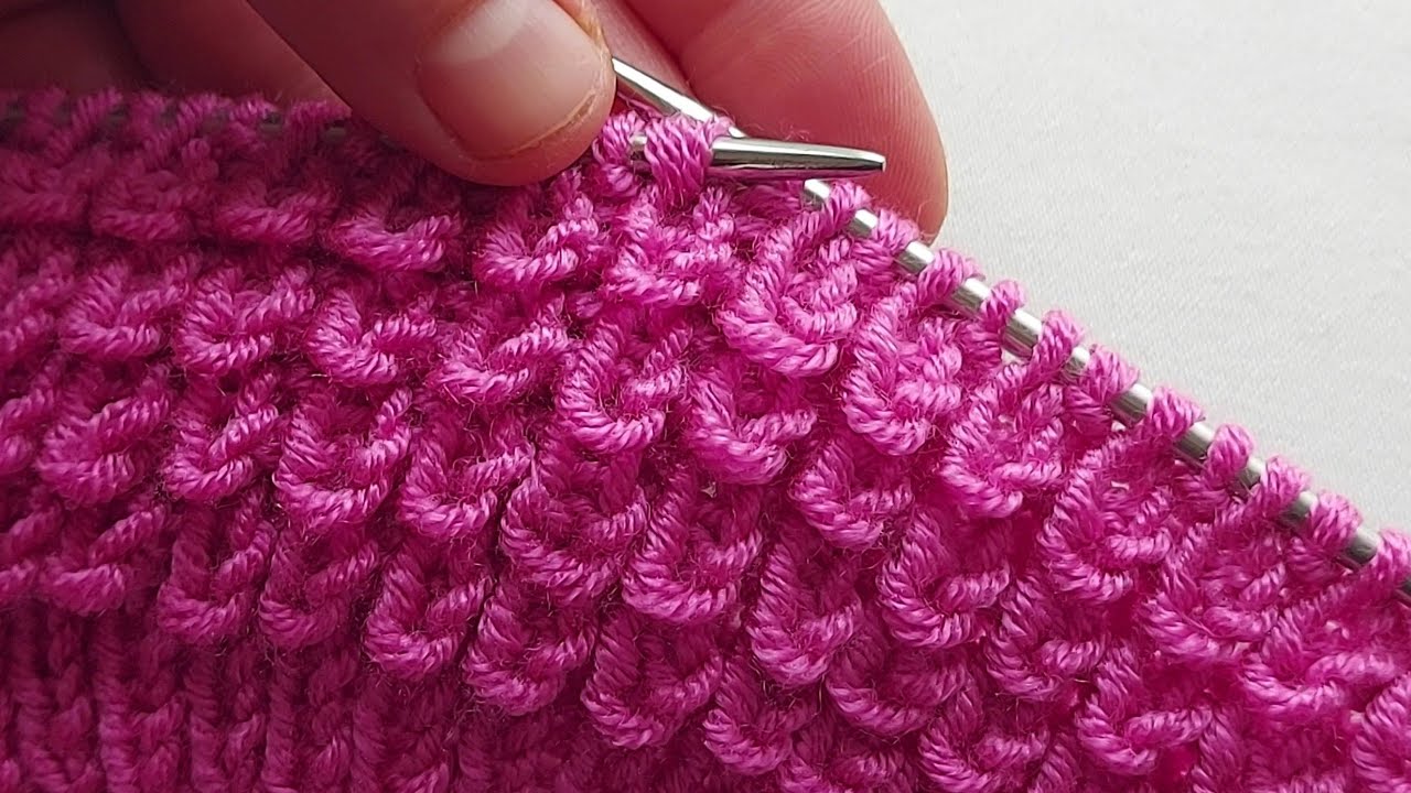 Easy And Beautiful knitting pattern - YouTube