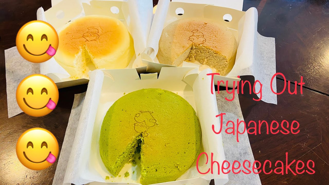 TRYING OUT JAPANESE CHEESECAKES @ UNCLE TETSU - YouTube